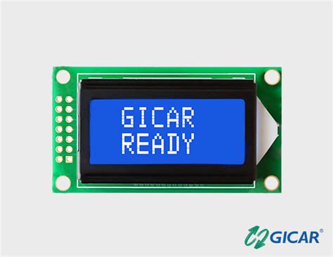 Text Only Lcd 8 X 2 Small Characters Lcd Display Gicar