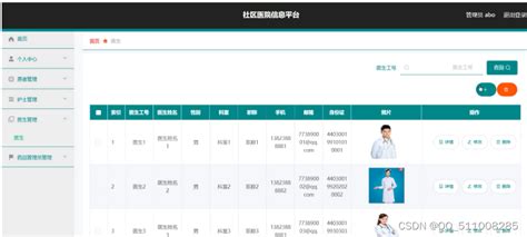 Python实现社区医院信息平台vue Csdn博客
