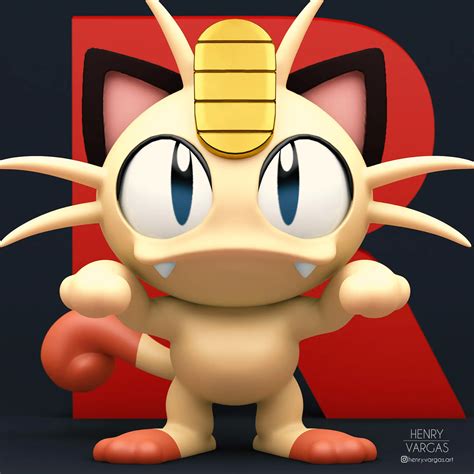 Meowth By Henry Vargas Scrolller