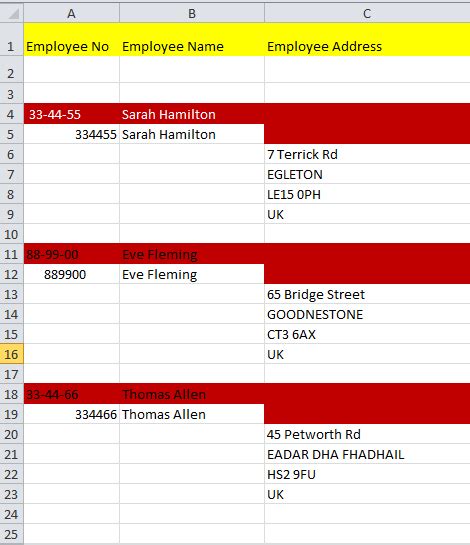 Php Reformat Excel Layout To Suit Json Stack Overflow