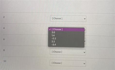 Solved Calculate The Residuals For The Given Values And Chegg