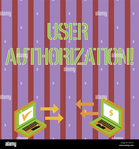Writing Note Showing User Authorization Business Concept For Security