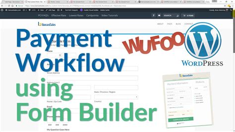 Wordpress Tutorial Payment Process Custom Forms Wordpress Wufoo Hosted Payment Page Thumb