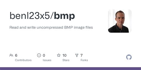 Github Benl X Bmp Read And Write Uncompressed Bmp Image Files
