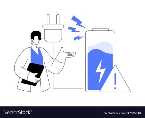 Safety Battery Abstract Concept Royalty Free Vector Image