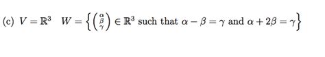 Solved Points Subspaces A Nonempty Subset W Of A Chegg