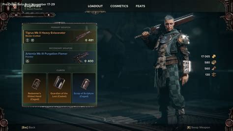 Darktide Zealot Build Weapons Curios And Feats Pc Gamer