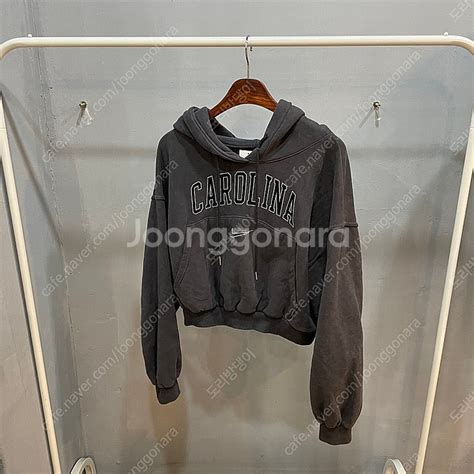 피그먼트 기모 크롭후드 티셔츠캐쥬얼의류 중고나라