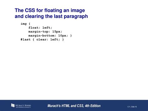 How to work with images and icons Murach's HTML and CSS, 4th Edition ...