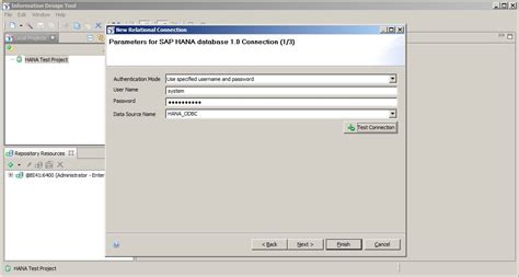 Create IDT Connection To SAP HANA SP SAP Community