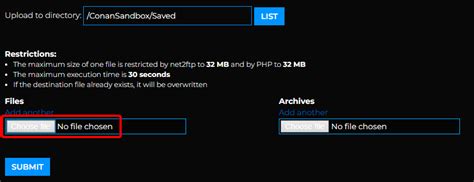 how to upload a world to your conan exiles server knowledgebase shockbyte