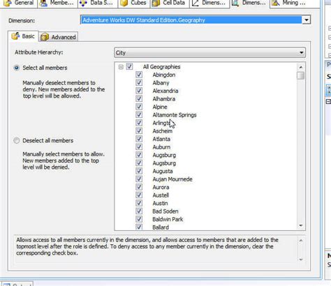 Configuring Permissions For Ssas