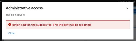 Sudo Error Dialogs Should Look Like Error Dialogs · Issue 15536 · Cockpit Project Cockpit · Github