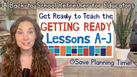📚 Get Ready To Teach The Getting Ready Lessons A J Back To School