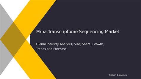 Mrna Transcriptome Sequencing Market Report Global Forecast From 2025 To 2033