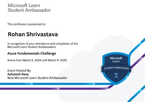 Rohan Shrivastava On Linkedin Azure Microsoftlearn