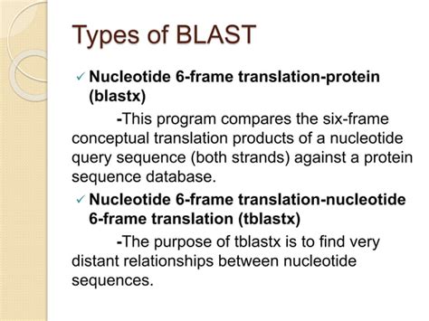 Blast Basic Local Alignment Search Tool Pptx