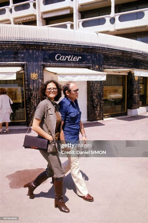 Claudia Cardinale And Friend Italian Director Pasquale Squitieri At