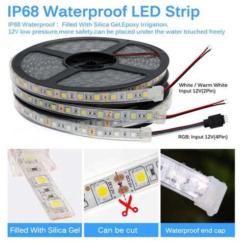 IP Waterproof LED Strip Lights Outdoor M Lot Obitol