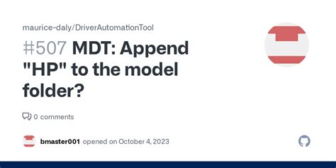 Mdt Append Hp To The Model Folder · Issue 507 · Maurice Daly Driverautomationtool · Github