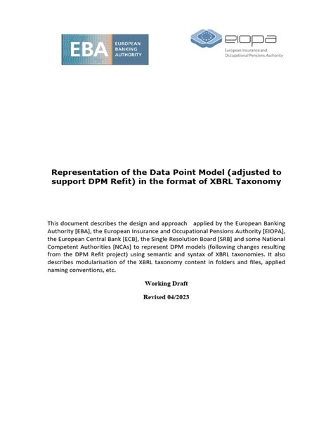 Eba Eiopa Taxonomy Architecture V2 Download Free Pdf Xml Schema Xml