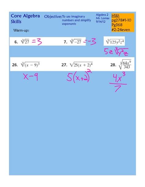 Number Types And Exponent Rulespdf