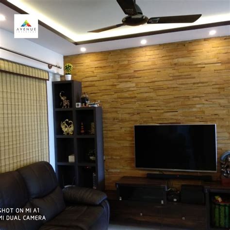Tv Unit With Stone Cladding