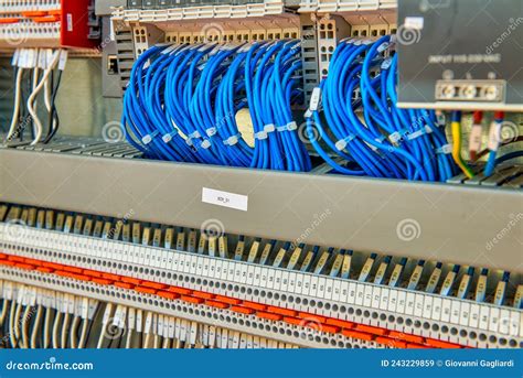 Organized Tidy And Not Messy Electronic Signal Processing Wires In A