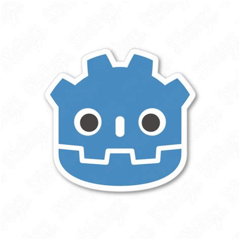 Godot Engine Sticker Adesivo Stickers Devs