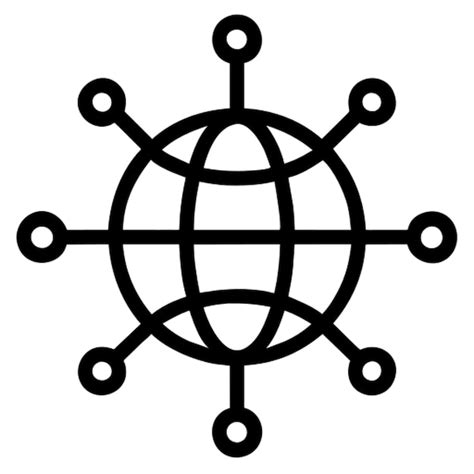 Premium Vector Network Implementation Icon Outline