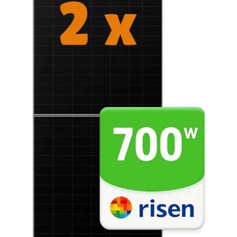 Placa Solar Risen 700w Heterojunction Bifacial Promoção