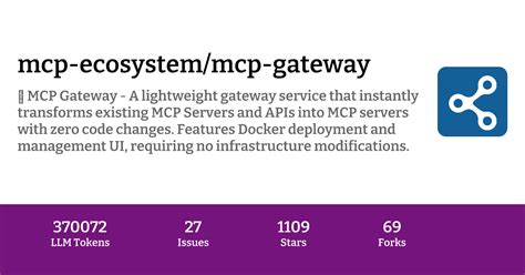 Github Mcp Ecosystemmcp Gateway Llm Context