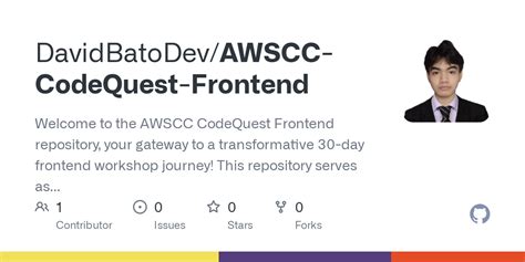 Github Davidbatodevawscc Codequest Frontend Welcome To The Awscc Codequest Frontend
