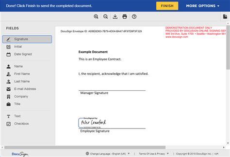 How To Create Embdded Signatures With Docusign