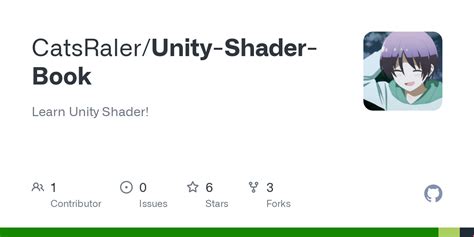 github catsraler unity shader book learn unity shader