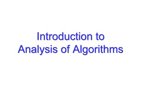 design and analysis of algorithm basic concepts pdf