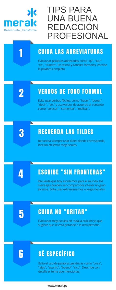 Tips Para Una Buena Redacci N Profesional Marca Personal Redaccion Mensaje De Texto