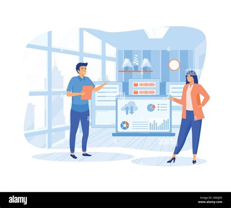 Data Center Storage Stock Vector Images Alamy
