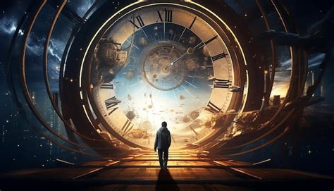 Premium Photo Quantum Space Time Continuum Futuristic Digital Art