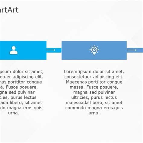 SmartArt Process Equation 2 Steps