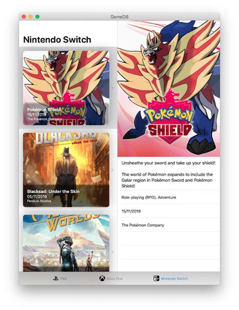 Github Mrandikaios Gameapp Swiftui App About Displaying List Of Ps4