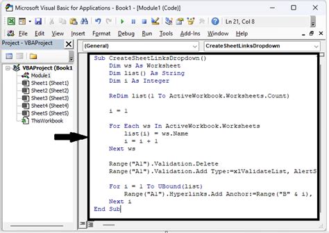 How To Create A Drop Down List With Hyperlinks To Every Sheet In Excel