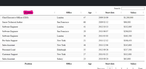 Modify Sort Behavior Column Header To Only Trigger Sorting When I Click