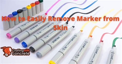 Removing Marker From Skin Fast And Safe Methods Craftingwithconcrete
