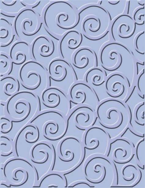 Cuttlebug Embossing Folder Dvine Swirls Crafts Plus