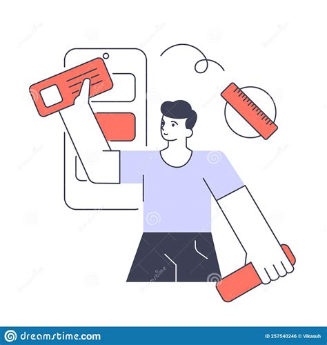 Man Digital Developer User Interface Designer Programming Smartphone