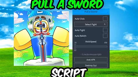Pull A Sword Script Auto Farm Auto Fight Auto Rebirth YouTube