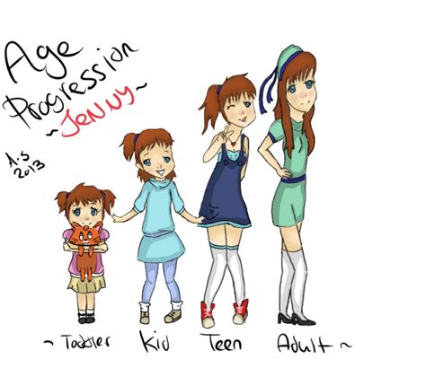 Request Jenny Age Progression By Dabananaqueen On Deviantart