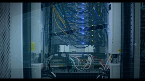 animation of scope scanning and data processing over cables in computer