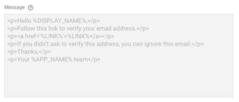 Is It Possible To Customise Firebase Email Templates Stack Overflow